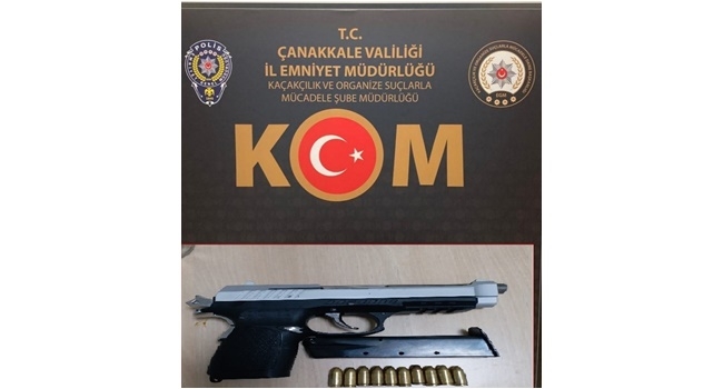 KOM’dan ruhsatsız silah operasyonu - ASAYİŞ - www.canakkalekalem.com